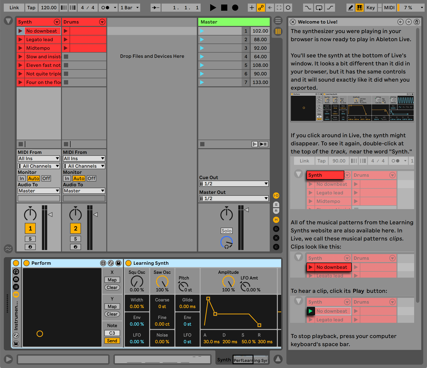 Learning Synths